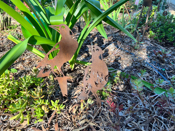 Rust Corten Steel Magpie - Faeren Designs