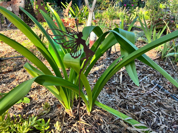 Rust Corten Steel Fairy - 5 - Faeren Designs