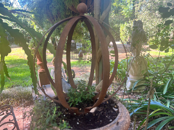 Rust Topiary Ball Trainer - Medium - Faeren Designs