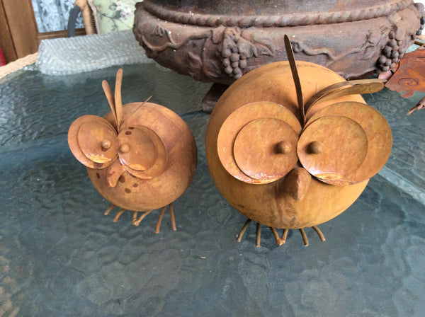 Rust medium Round Bird - Faeren Designs