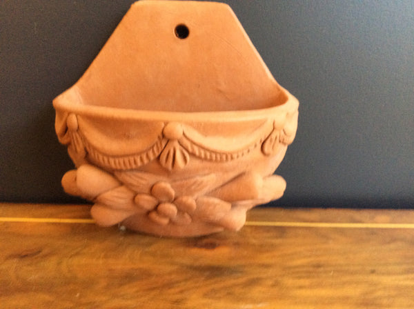 Terracotta Flower Wall Pot - Faeren Designs